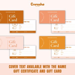 Editable Gift Certificate Template, Printable Gift Voucher, Editable ...