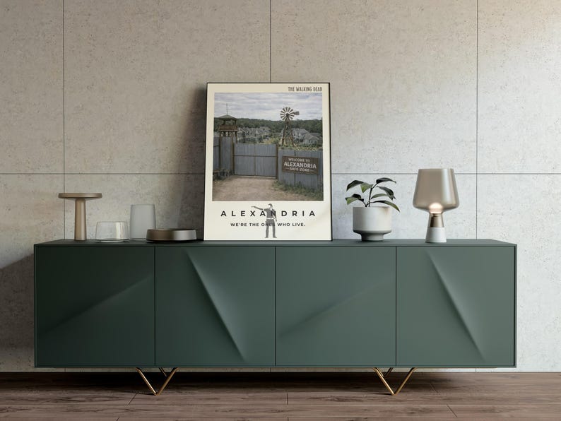 Buy Alexandria Safe Zone Wall Art Printable | TWD Inspired Poster ...