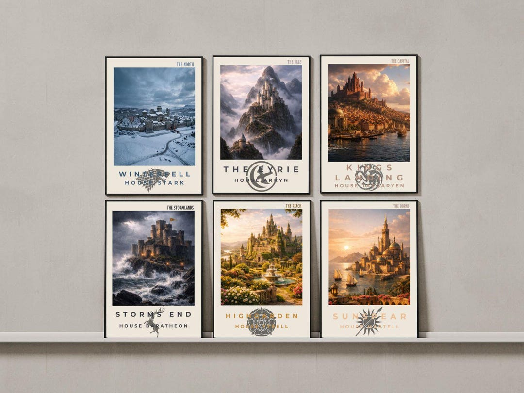 Buy Game of Thrones Posters Mega Bundle | 12 Fantasy Westeros and Essos ...