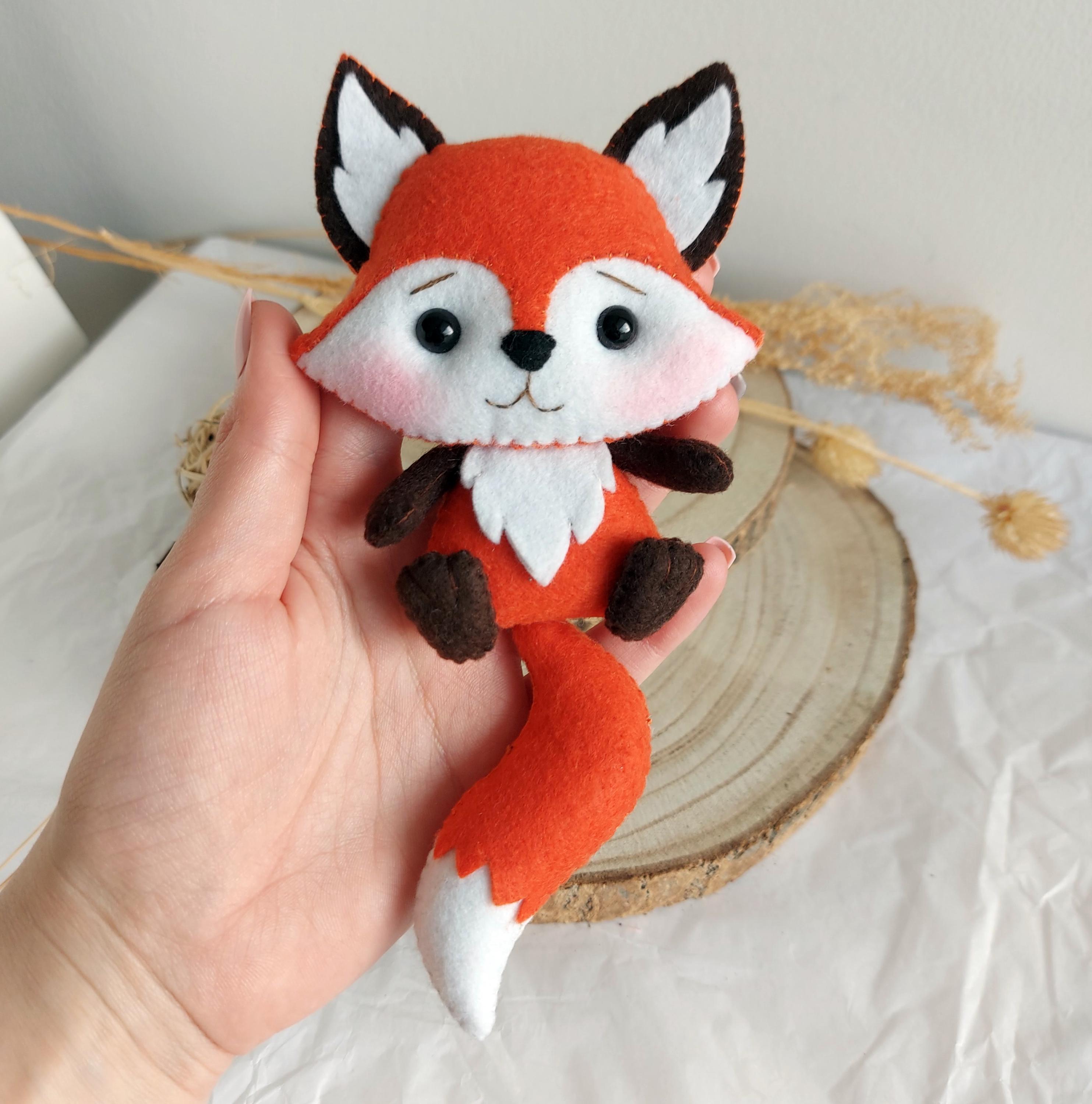 Felt Foxes - PDF Pattern | Pdf Sewing Pattern, Woodland Animals ...