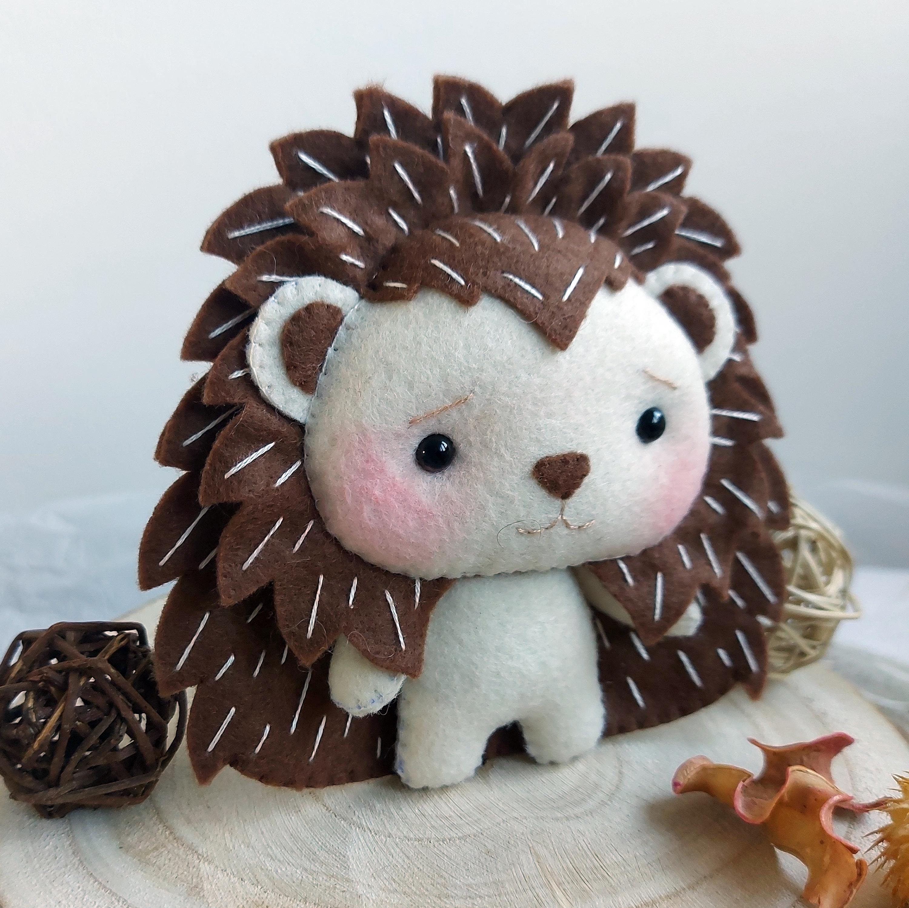 Felt Hedgehogs - PDF Pattern | Pdf Sewing Pattern, Woodland Animals ...