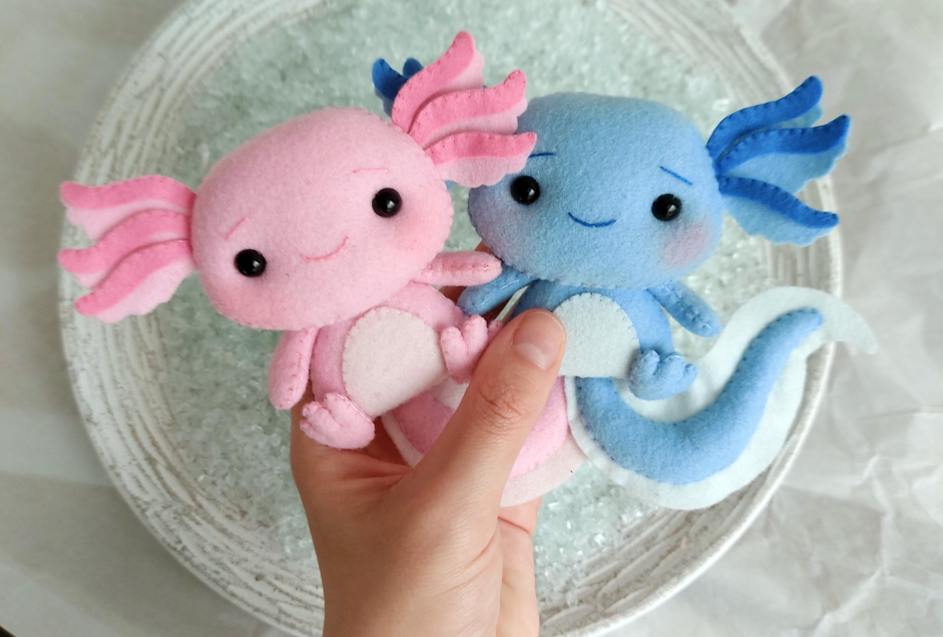 Felt Axolotl - PDF Pattern | Pdf Sewing Pattern, Woodland Animals ...