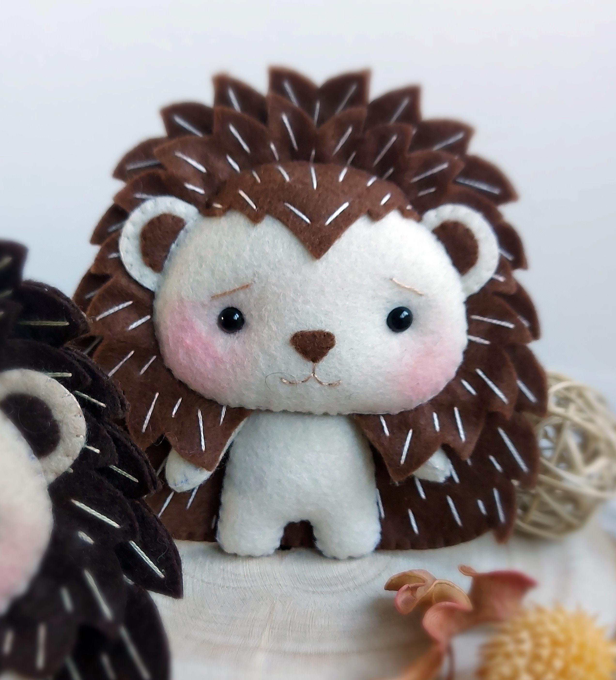 Felt Hedgehogs - PDF Pattern | Pdf Sewing Pattern, Woodland Animals ...