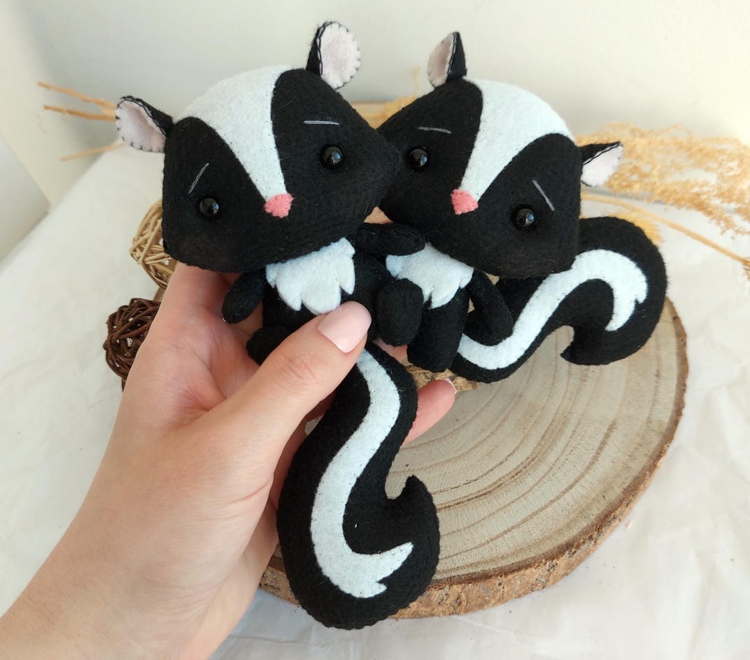 Plush Felt Possum, Plush Possum Toy, Felt Animals, Woodland Animals ...