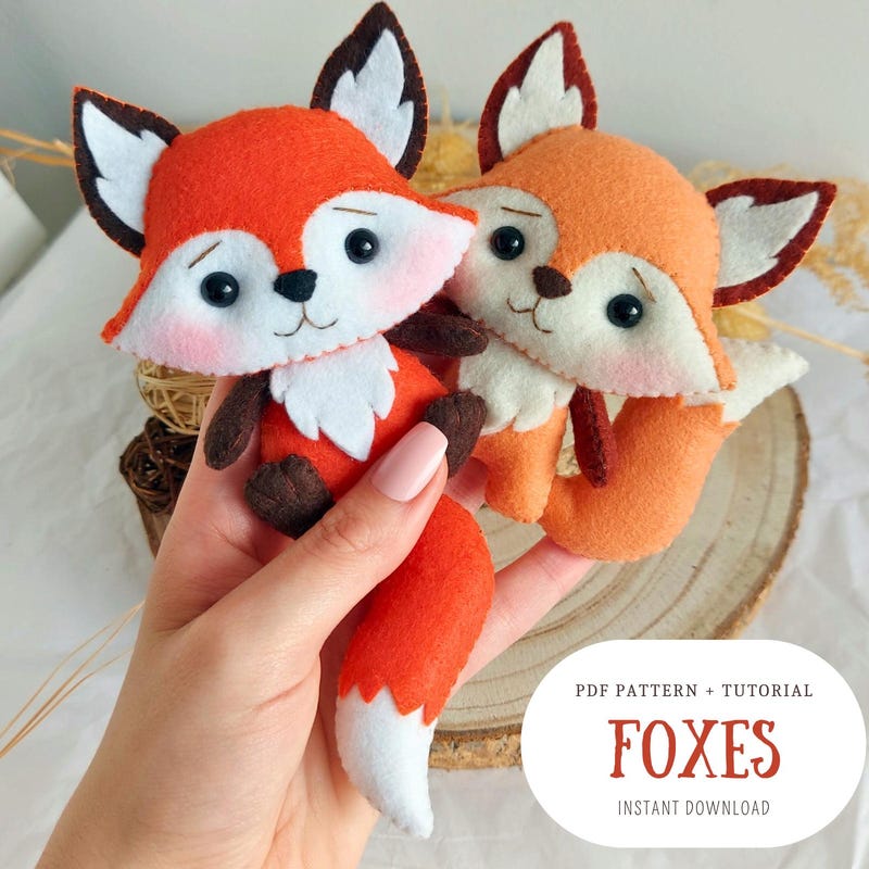 Woodland Felt Pattern - Etsy