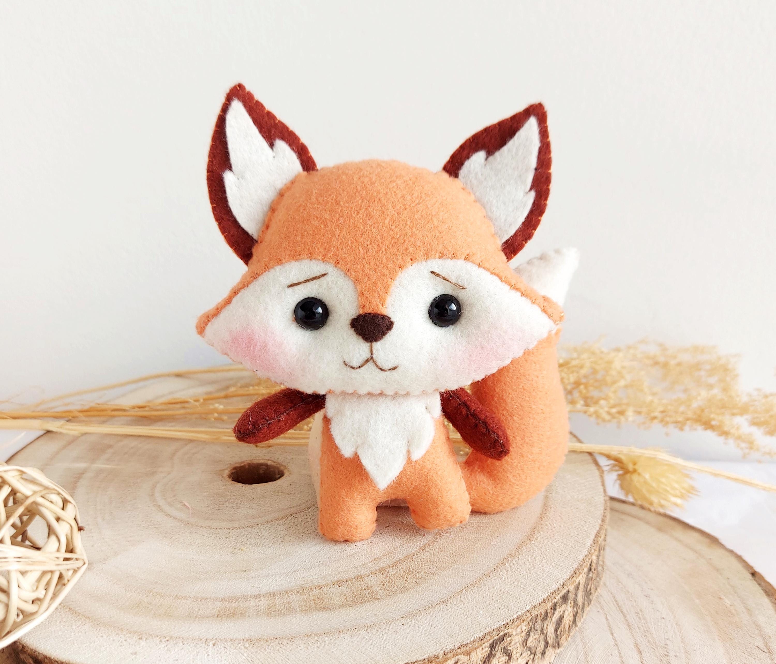 Felt Foxes - PDF Pattern | Pdf Sewing Pattern, Woodland Animals ...