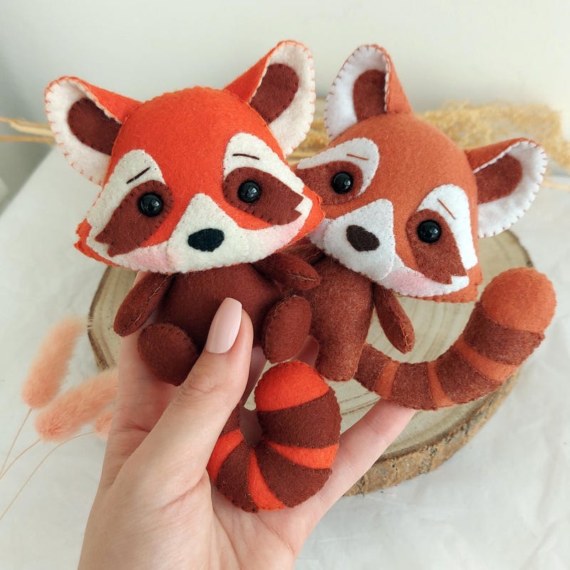 Felted Red Panda - Etsy