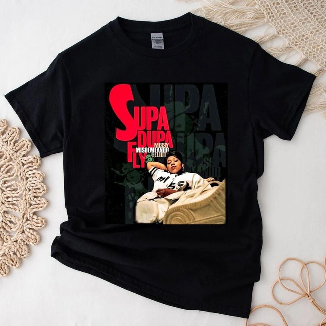 Rare Missy Elliott Rapper Supa Dupa Fly Unisex T Shirt, Music Tour ...