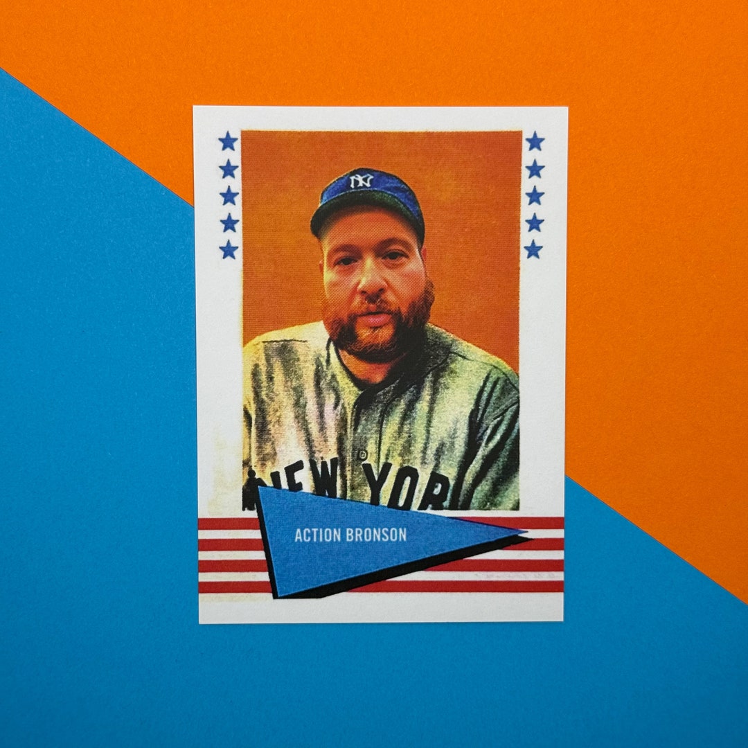 Action Bronson Baseball Card / Rap / Hip Hop / Queens / New York - Etsy