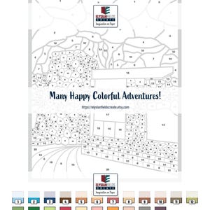 Sedona Arizona Coloring Page: West Fork Oak Creek Trail, Original ...