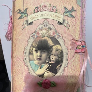 A Once Upon A Time Paper Doll Handmade Journal - Etsy