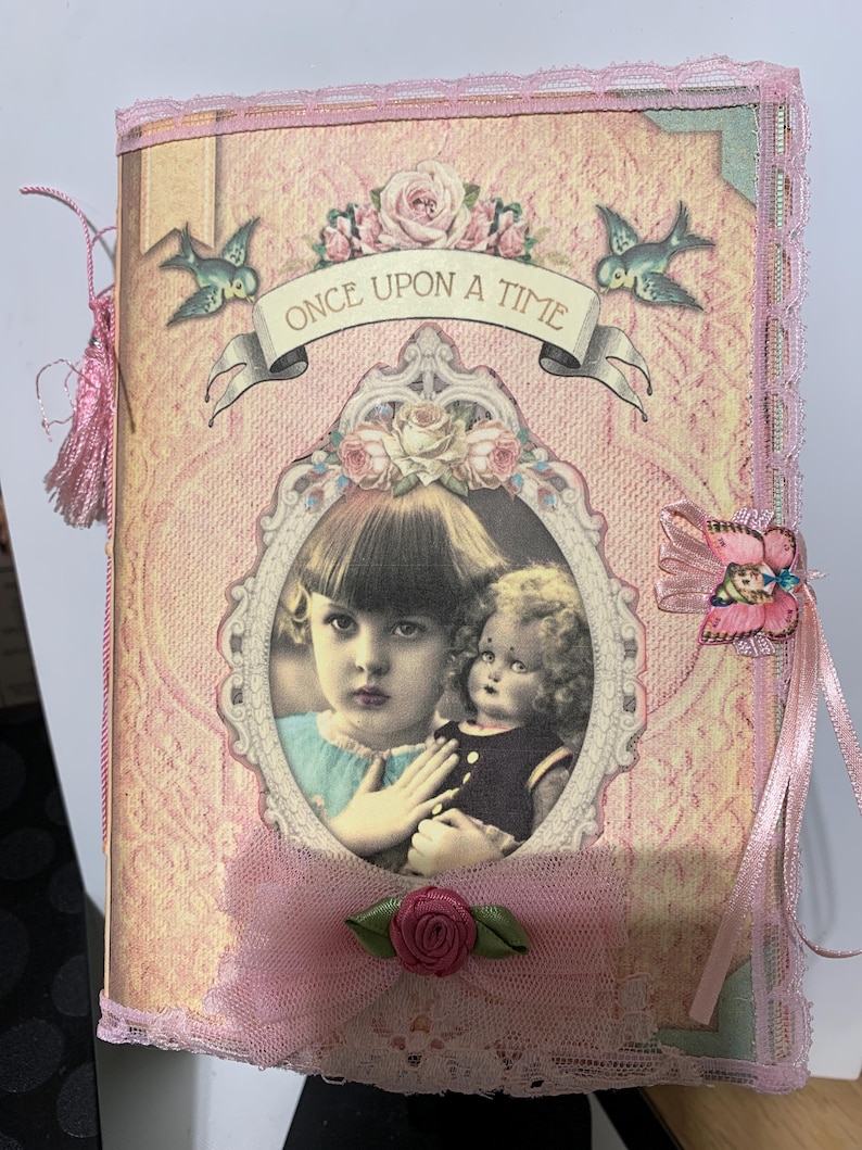 A Once Upon A Time Paper Doll Handmade Journal - Etsy