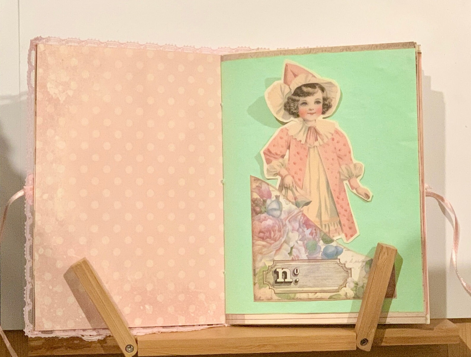 A Once Upon A Time Paper Doll Handmade Journal - Etsy