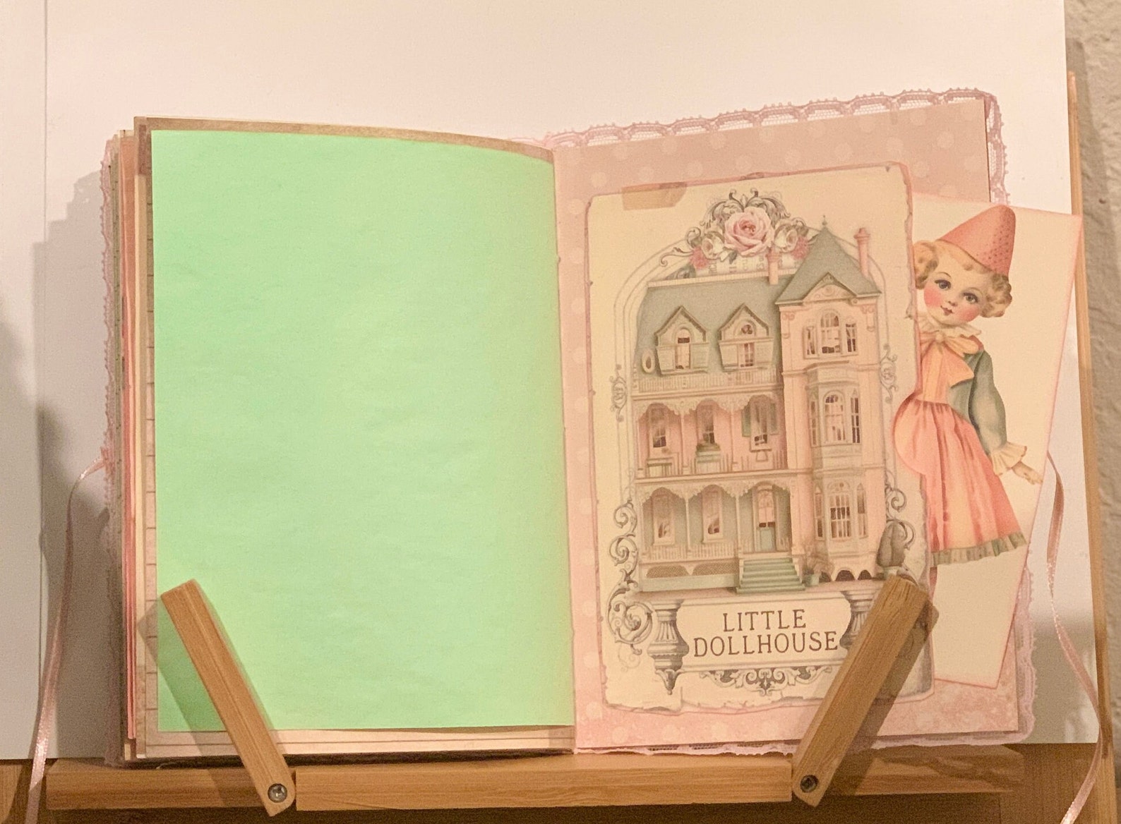 A Once Upon A Time Paper Doll Handmade Journal - Etsy