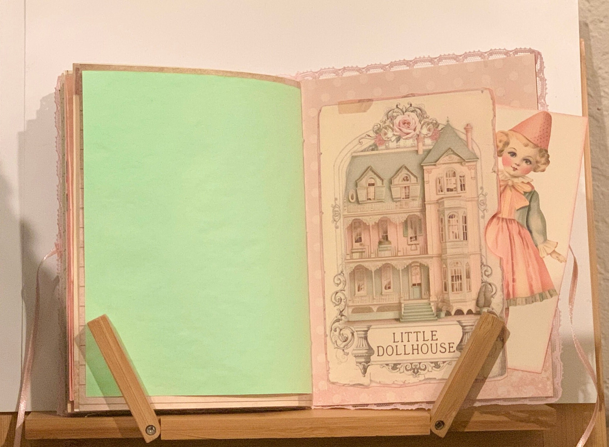A Once Upon A Time Paper Doll Handmade Journal - Etsy