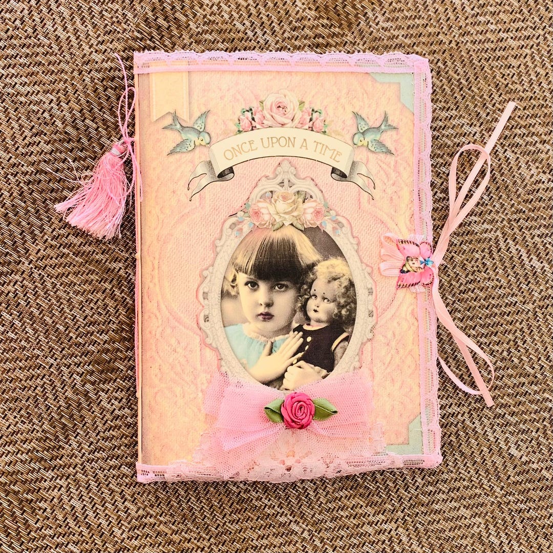 A Once Upon A Time Paper Doll Handmade Journal - Etsy