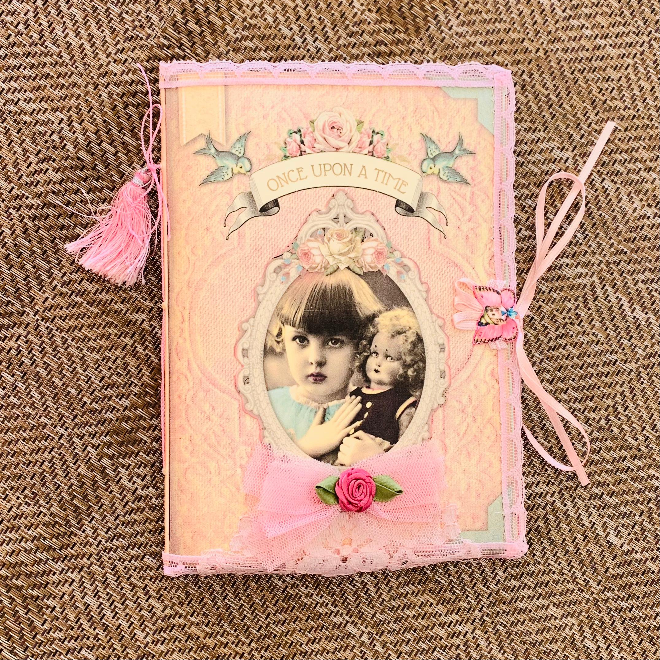 A Once Upon A Time Paper Doll Handmade Journal - Etsy