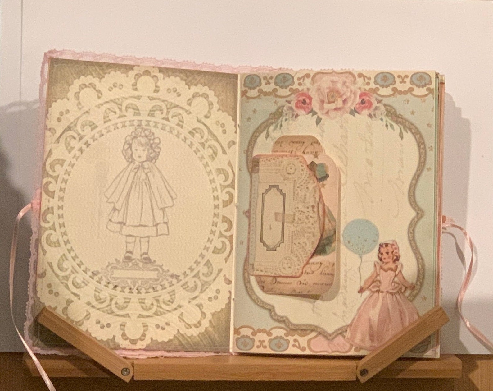 A Once Upon A Time Paper Doll Handmade Journal - Etsy