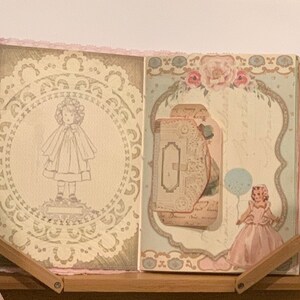 A Once Upon A Time Paper Doll Handmade Journal - Etsy