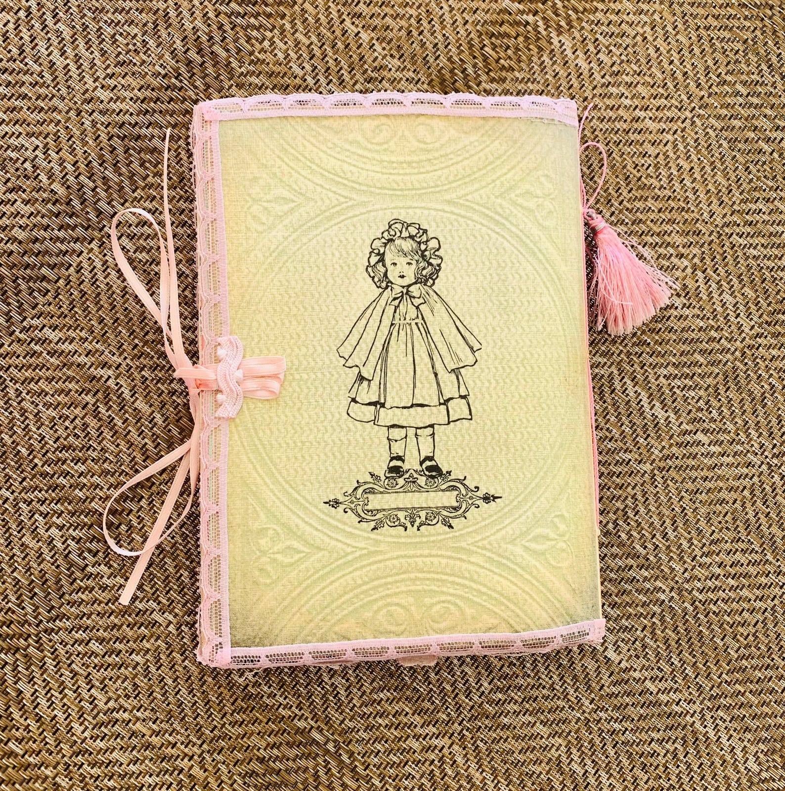 A Once Upon A Time Paper Doll Handmade Journal - Etsy