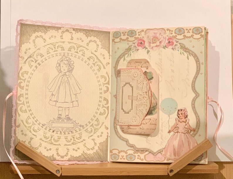 A Once Upon A Time Paper Doll Handmade Journal - Etsy