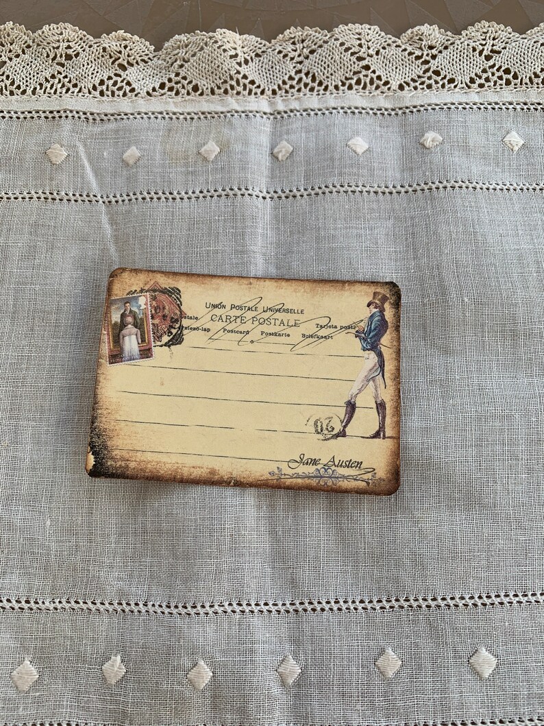 Handmade Pride and Prejudice Journaling Cards for Your Jane - Etsy