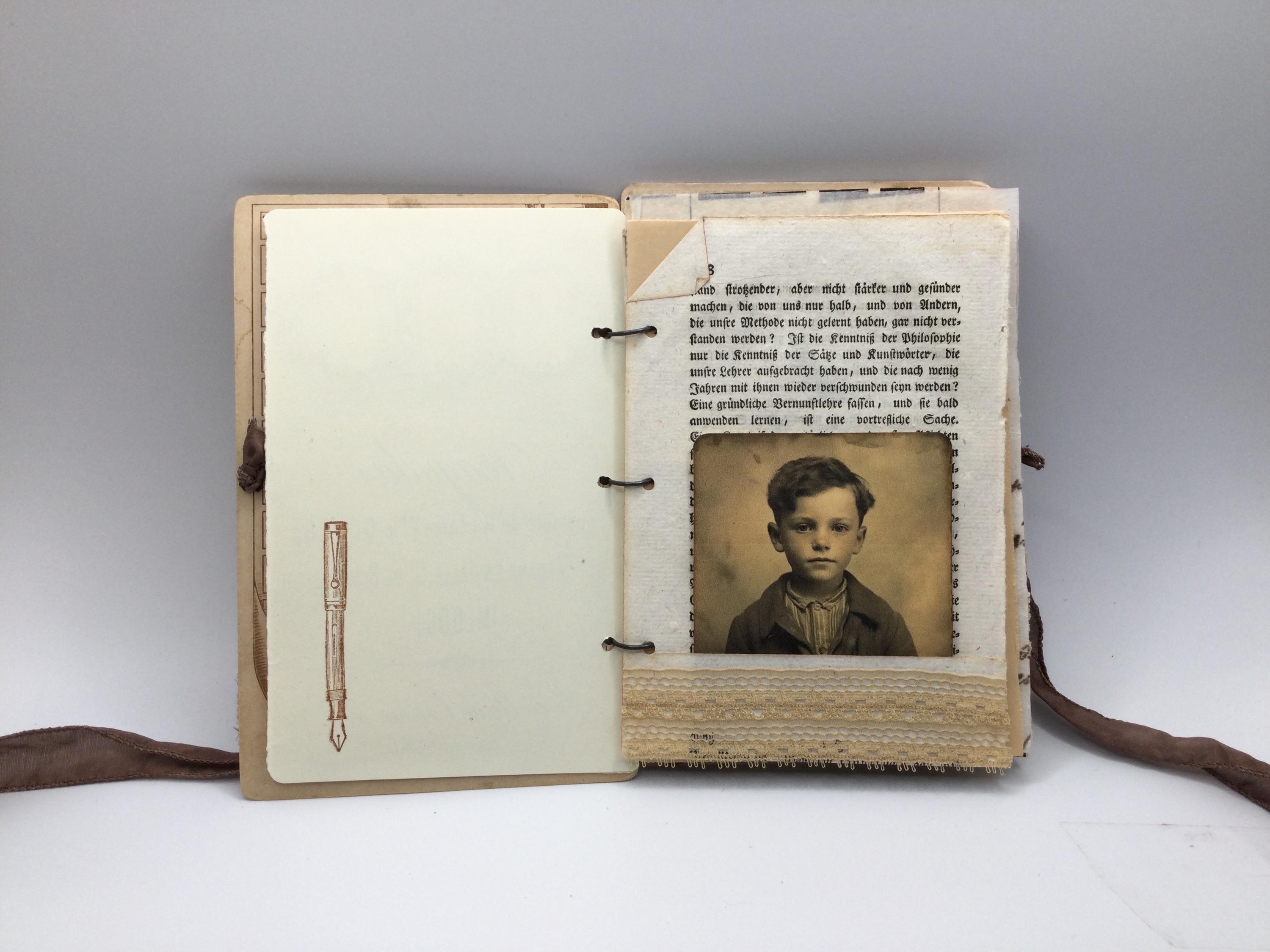 The Sweet Trostle Family 1900s Cabinet Card Photograph Handmade Journal ...