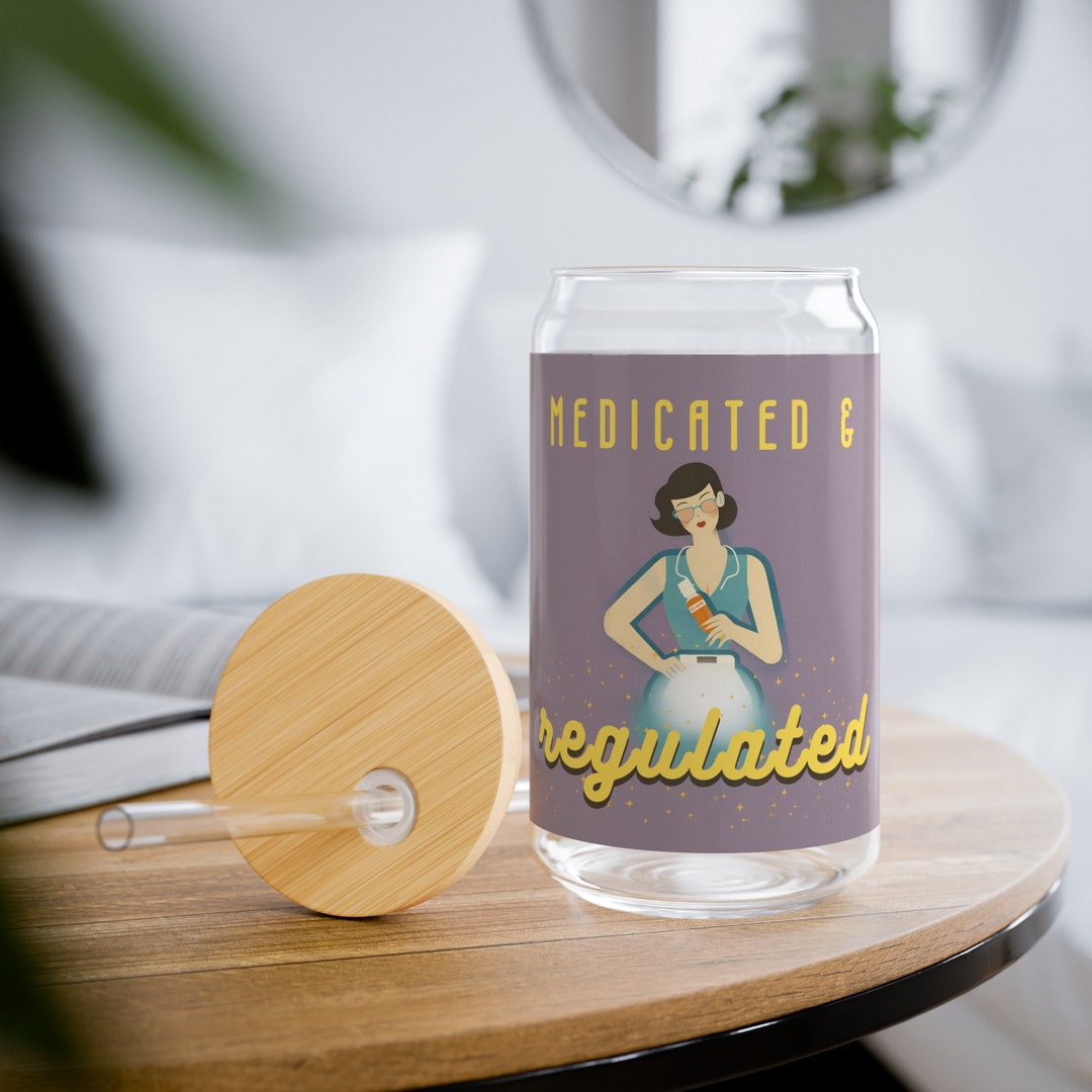 Medicated and Regulated Sipper Glass for Wine, Iced Coffee - ADHD ...