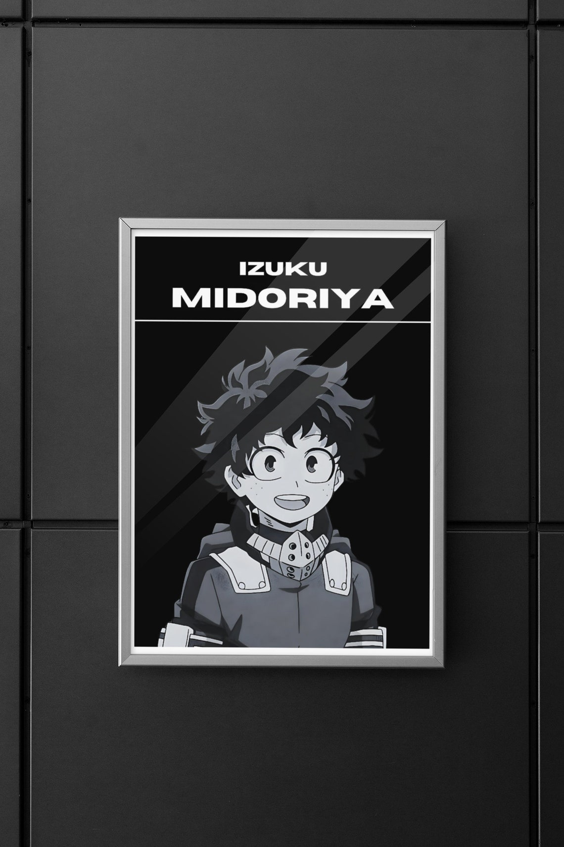 Izuku Midoriya Poster, My Hero Academia Poster, Deku, MHA Wall Art ...