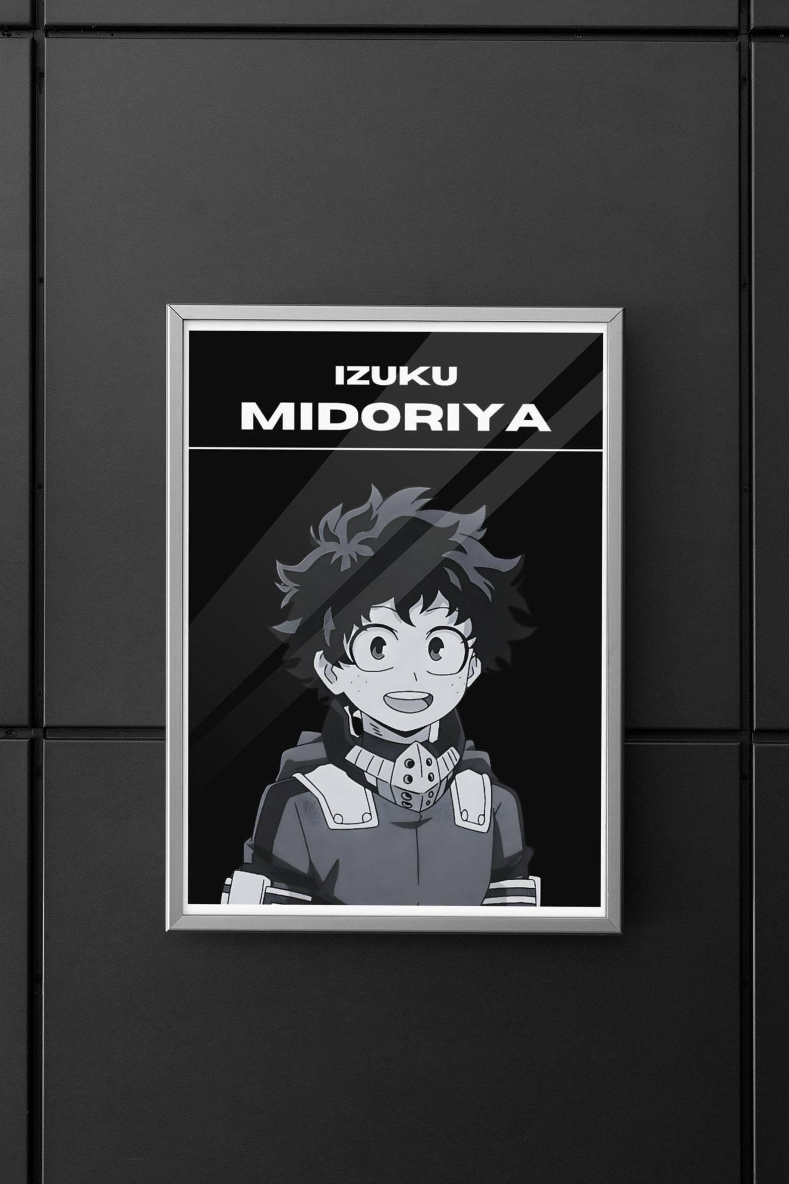 Izuku Midoriya Poster, My Hero Academia Poster, Deku, MHA Wall Art ...