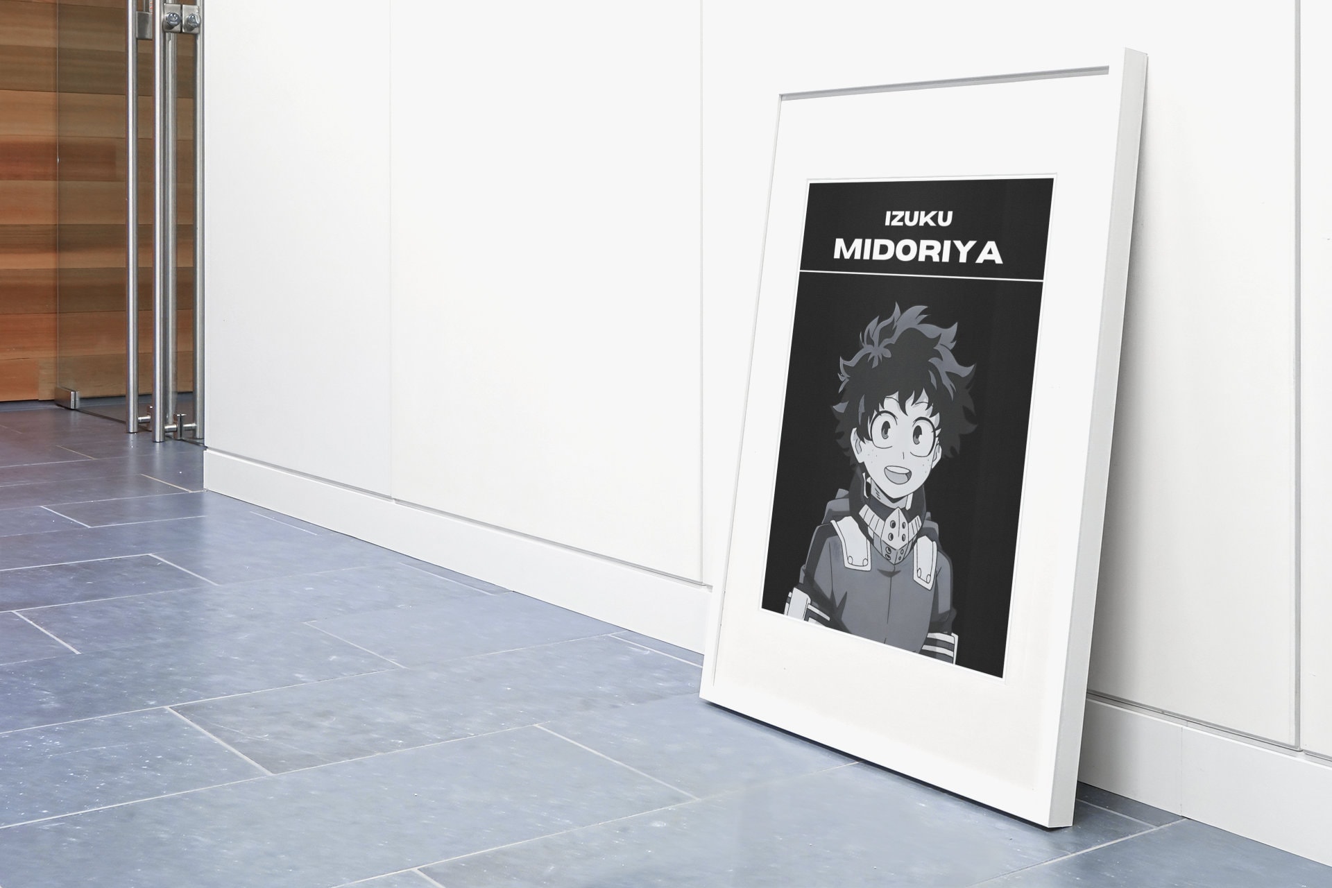 Izuku Midoriya Poster, My Hero Academia Poster, Deku, MHA Wall Art ...