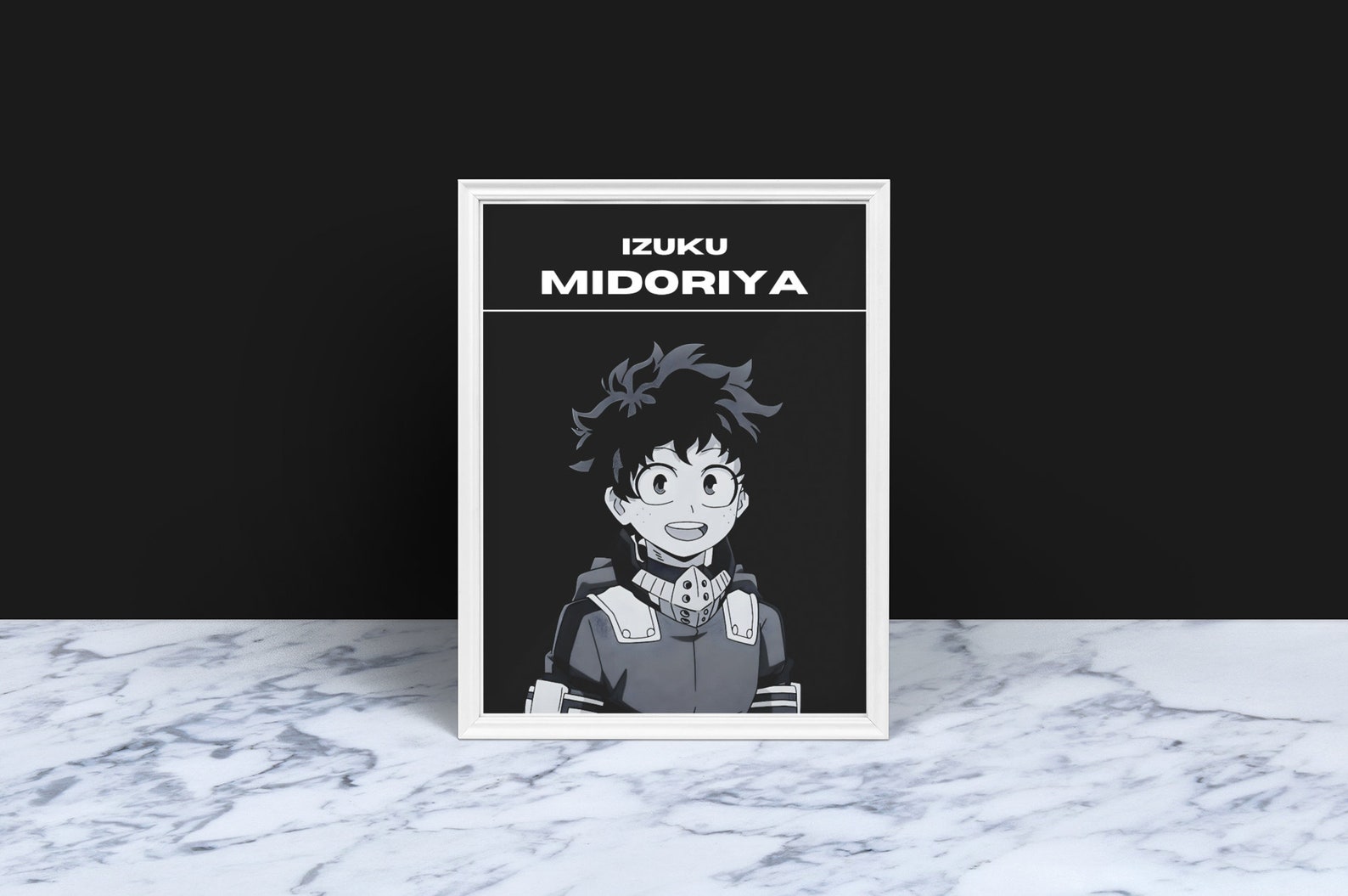 Izuku Midoriya Poster, My Hero Academia Poster, Deku, MHA Wall Art ...
