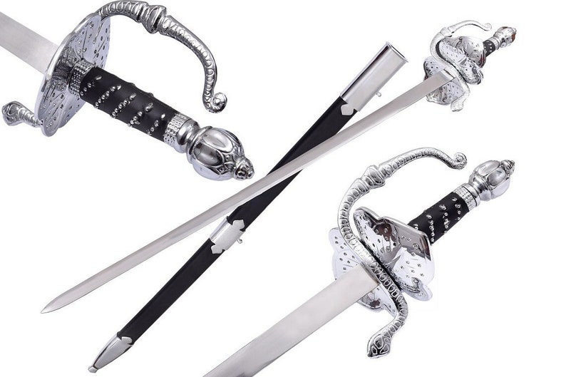The Legend of Zorro Rapier Sword Replica Stainless Steel Movie Sword ...