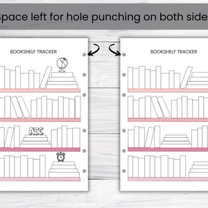 Printable Bookshelf Tracker, Reading Tracker, Book Tracker, Books to ...