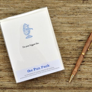 The Pun Pack - Assortment of 8 Punny Letterpress Cards for All ...