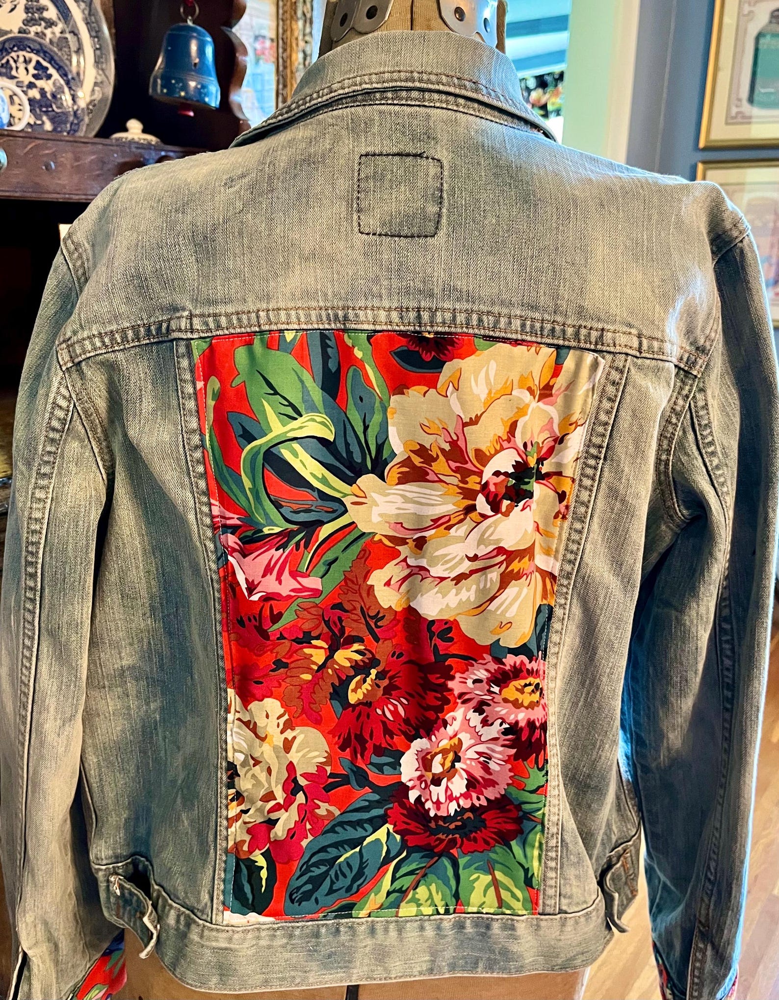 Embellished Denim Jacket - the Ellie - Etsy