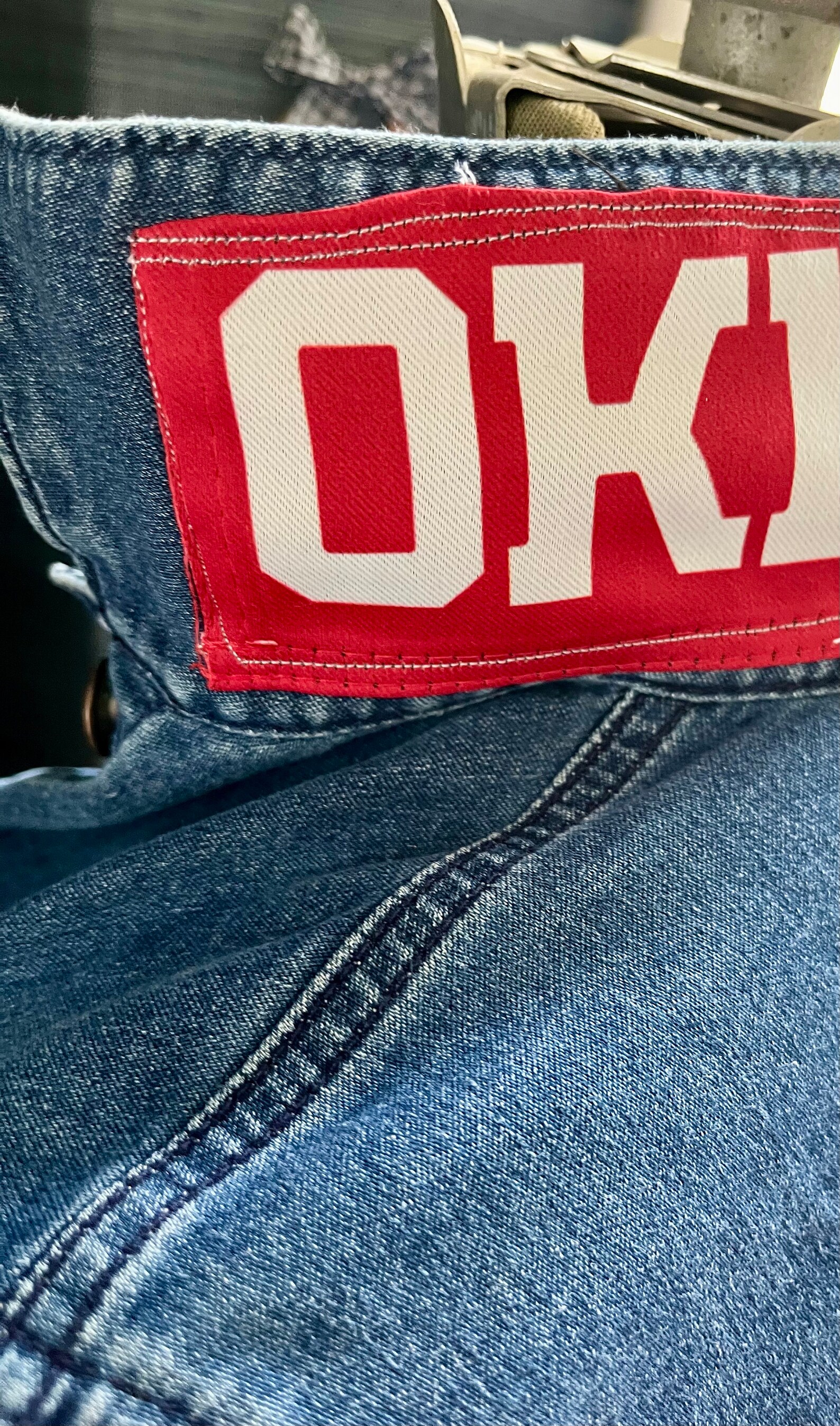 Boomer Sooner Denim Jean Jacket - Etsy