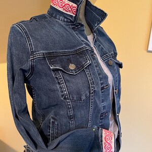 Christmas Embellished Denim Jacket - Nick - Etsy