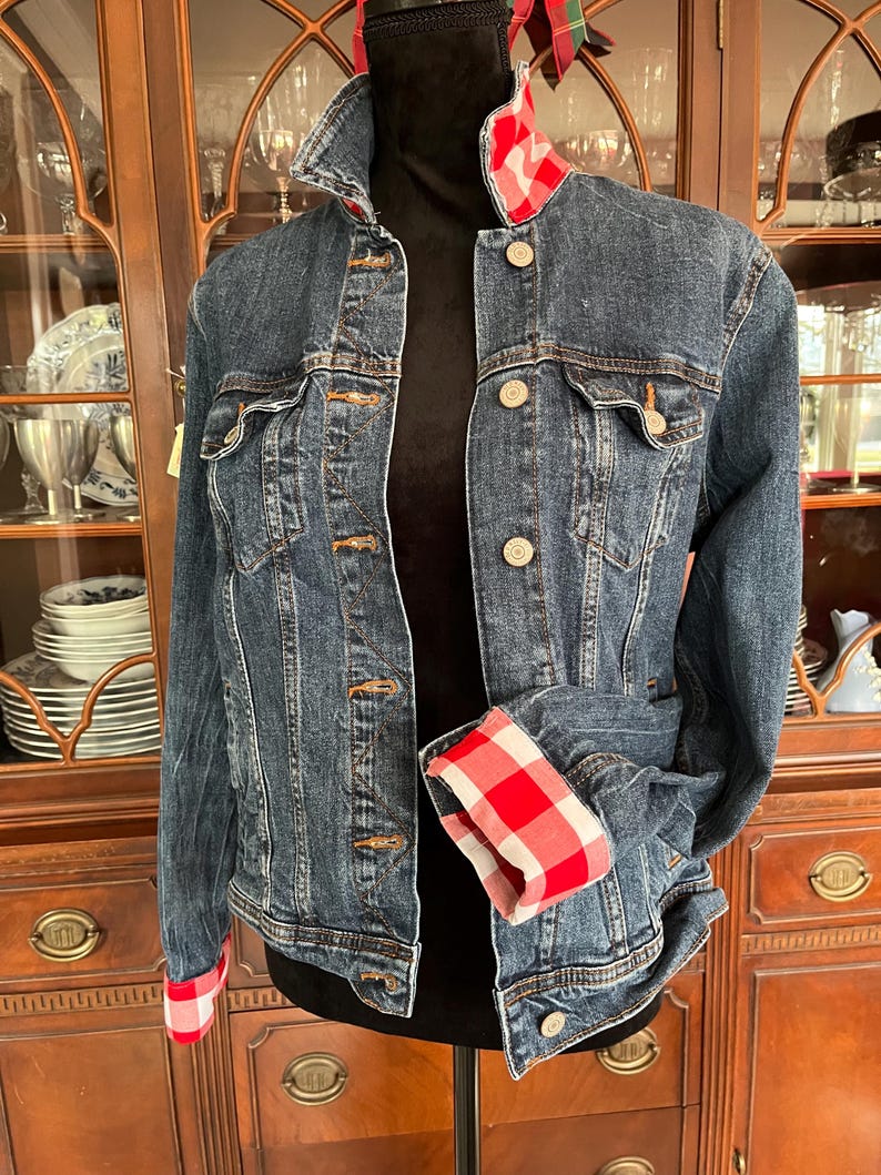 Ole Miss Rebels Denim Jean Jacket- the Magnolia - Etsy