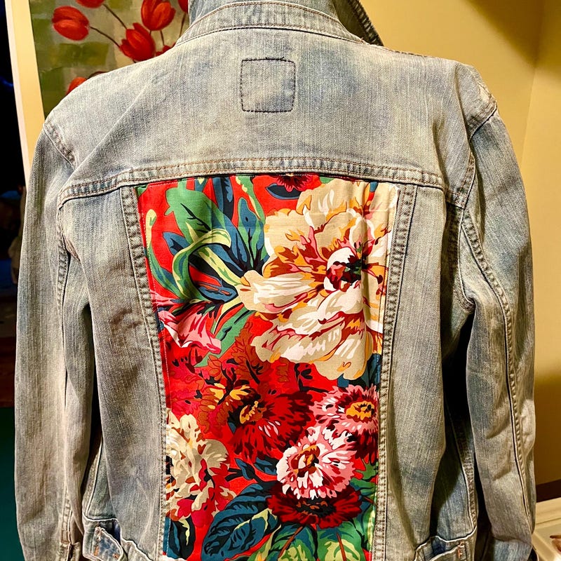 Embellished Jean Jacket - Etsy