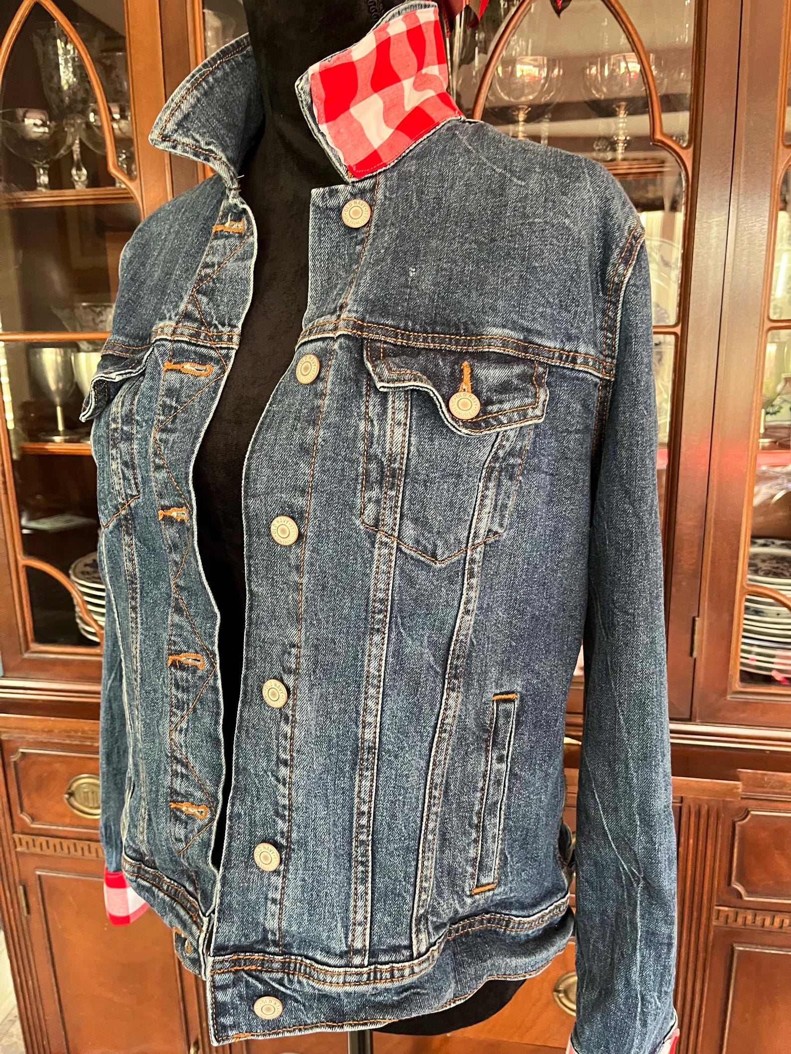 Ole Miss Rebels Denim Jean Jacket- the Magnolia - Etsy