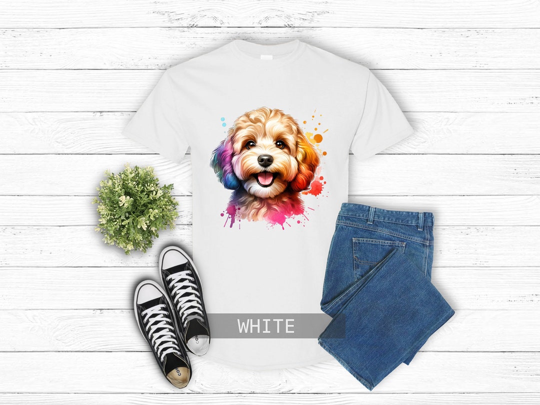 Cavoodle Cavapoo Dog Paint Splatter Style Shirt - Etsy
