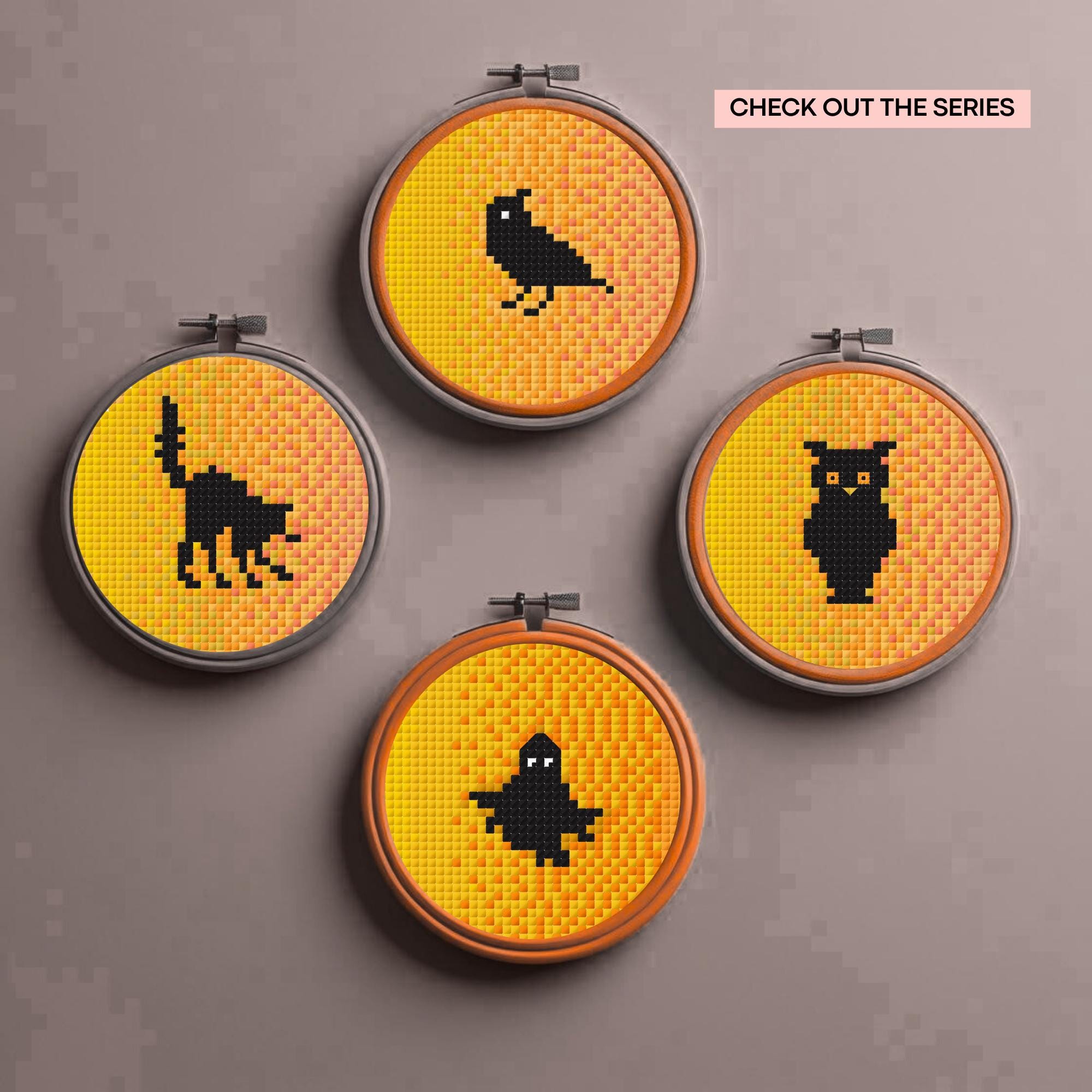 Mini Halloween Cauldron Cross Stitch Pattern: Beginner Friendly (PDF ...