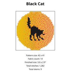 Mini Cat Cross Stitch Pattern PDF - Etsy