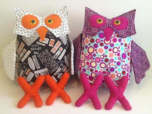 Owl Plush Toy Sewing Pattern PDF INSTANT DOWNLOAD | Etsy UK