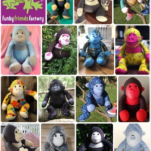 Gorilla Sewing Pattern PDF INSTANT DOWNLOAD - Etsy