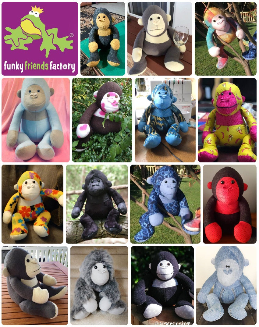 Gorilla Sewing Pattern PDF INSTANT DOWNLOAD - Etsy UK