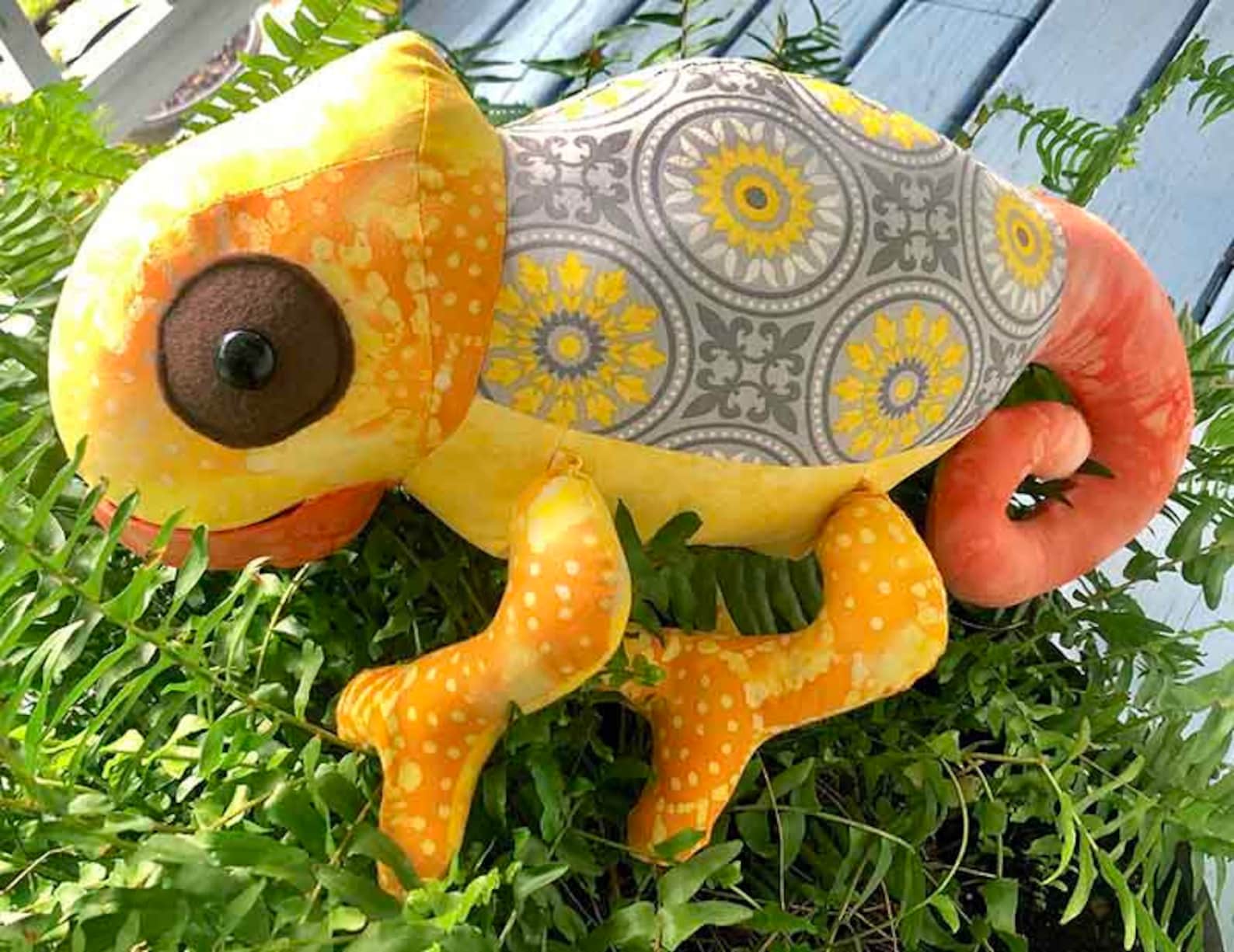 Chameleon Sewing Pattern PDF - Etsy