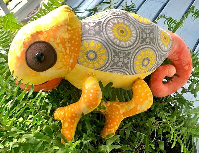 Chameleon Sewing Pattern PDF - Etsy