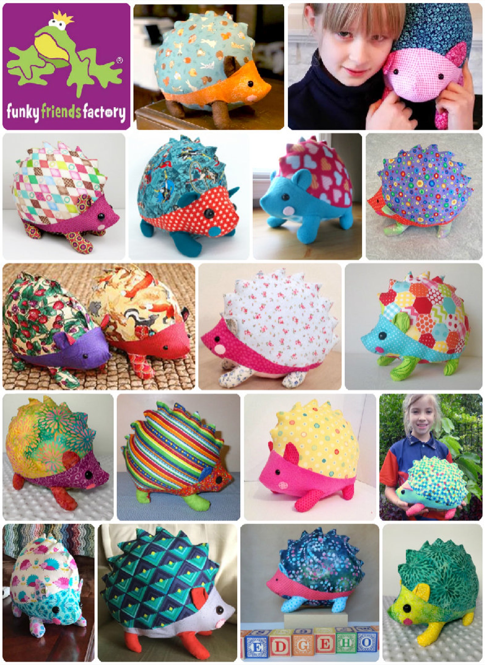 Hedgehog Sewing Pattern PDF INSTANT DOWNLOAD - Etsy